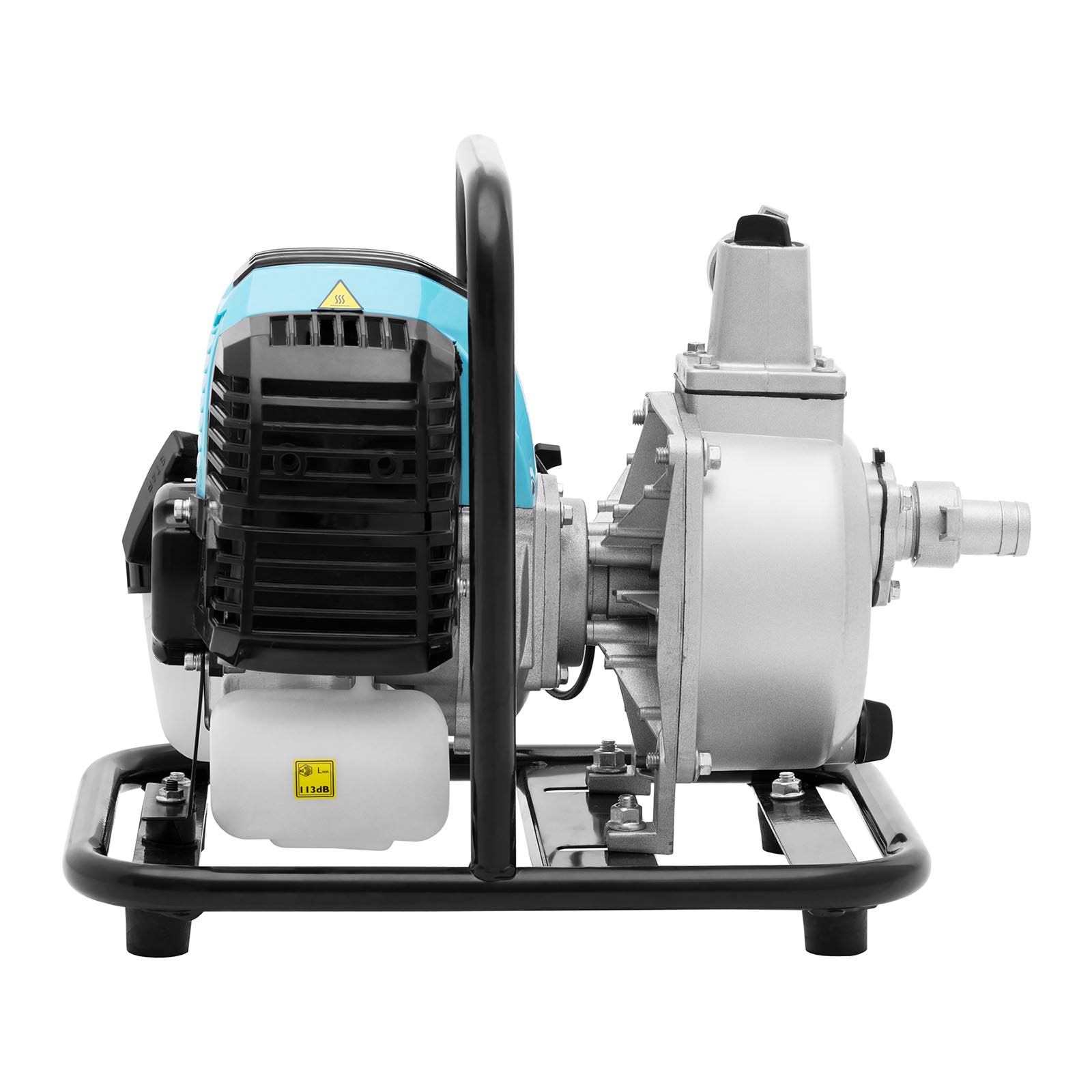 Motopompa a benzina - 1,35 kW - 10 m³/h - Con tubo piatto - 1" - 50 m ...